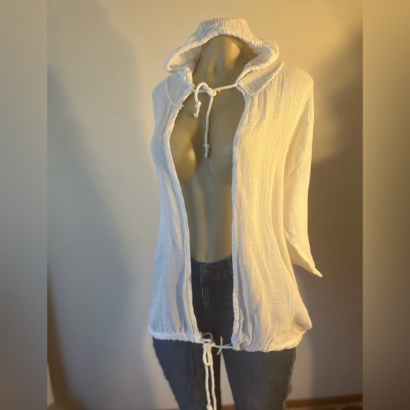 Tops | New White Light Cover Up | Poshmark